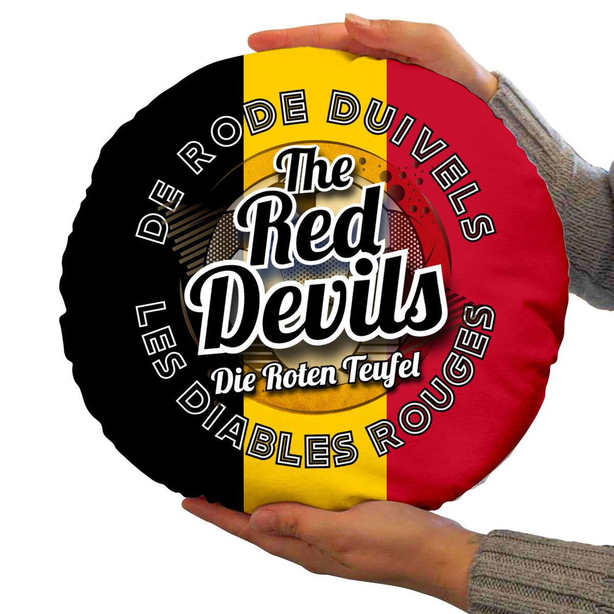 Belgium Red Devils - Legend Collection - Circle Cushion 14inch