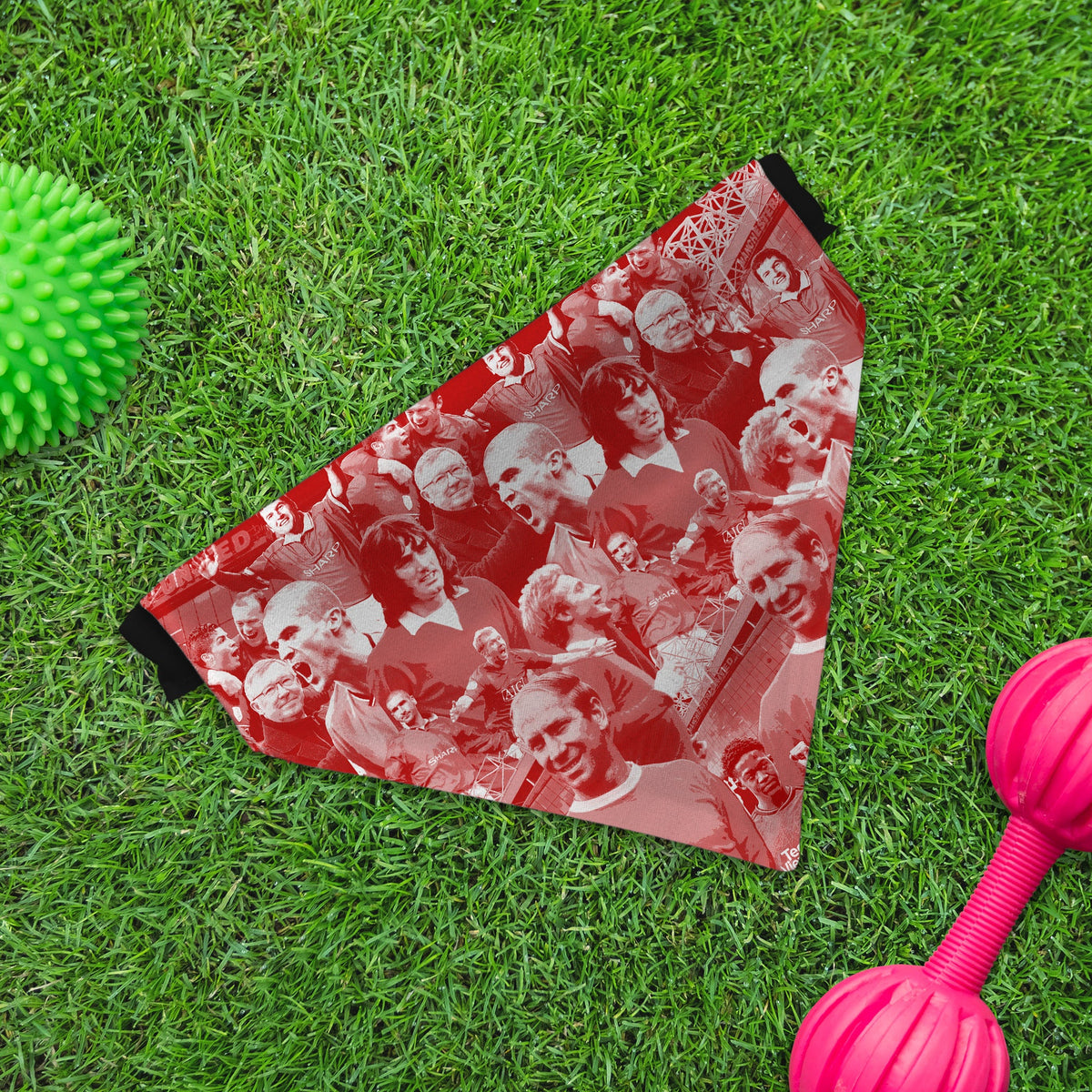 Manchester Red Montage - Dog Bandana - 4 Sizes