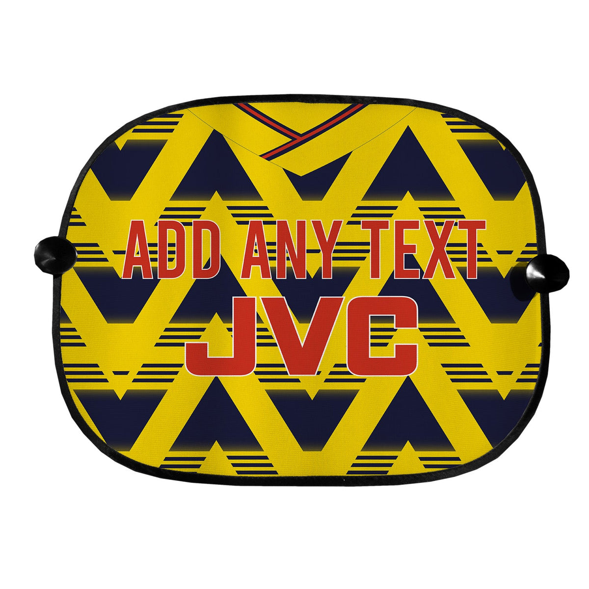 The Gooners 1992 Away Shirt - Personalised Retro Football Car Sun Shad