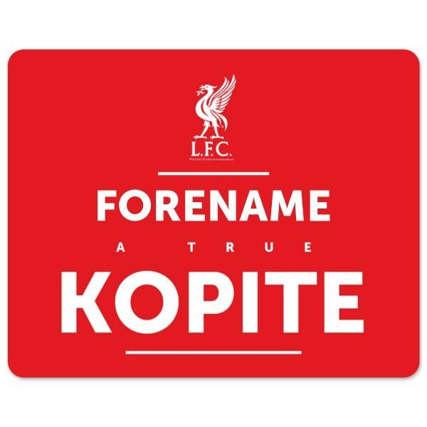 Official Personalised Liverpool FC True Mouse Mat